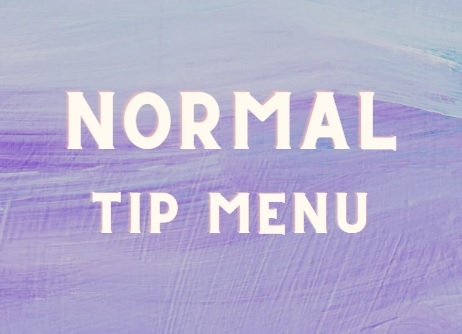 Normal Tip Menu. - MFC Share 🌴